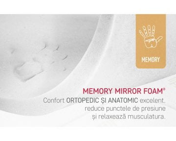 Saltea Ortopedica Bedora Aloe Vera Arcuri Invelite 90×200 cm, 5 zone ...